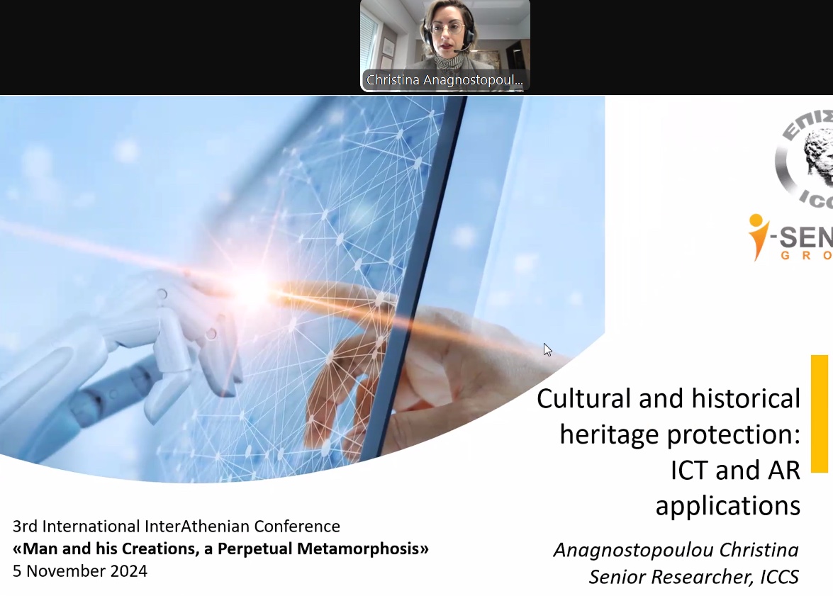 I-SENSE at the 3rd International InterAthenian Conference presenting ...